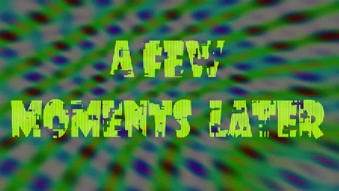 A few moments later template . | Stock Video | Pond5