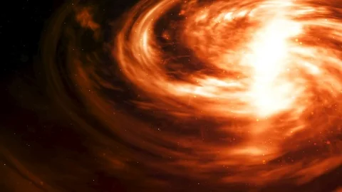 FHD animation Galaxy Solar Storm glowing... | Stock Video | Pond5