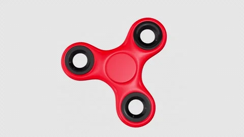 Fidget Spinner Rotating on a Transparent... | Stock Video | Pond5