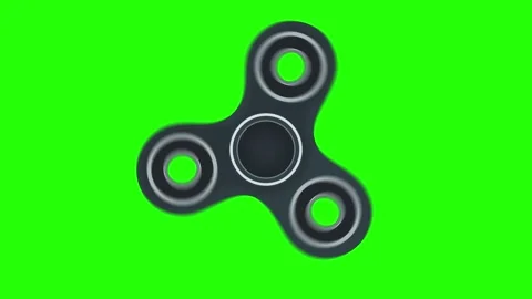 Fidget Spinner Spinning and Stop Isolate... | Stock Video | Pond5