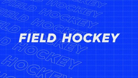 Field Hockey blue rows intro stream up a... | Stock Video | Pond5