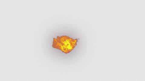 Fiery VFX Element, visual effect. Alpha ... | Stock Video | Pond5