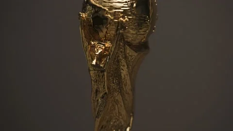 FIFA World Cup Gold Trophy - close up of... | Stock Video | Pond5