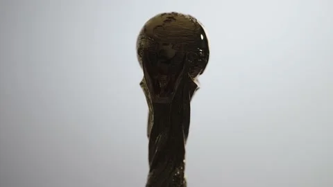 FIFA World Cup Gold Trophy - close up si... | Stock Video | Pond5