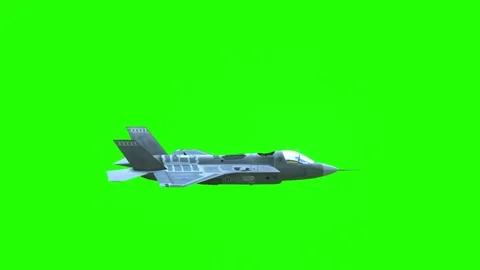 Green Screen Fighter Jets Stock Video Footage | Royalty Free Green ...