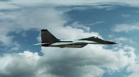 Fighter Jet Animation | Stock Video | Pond5