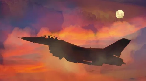 Jet Fighter Sunset Stock Videos – Royalty-Free HD & 4K Videos