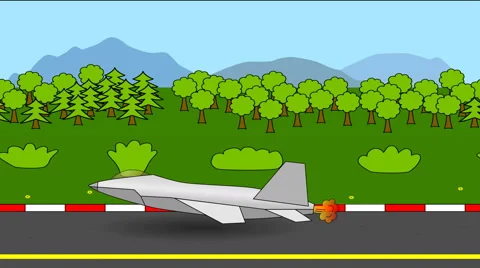 Cartoon Fighter Jet Stock Videos – Royalty-Free HD & 4K Videos