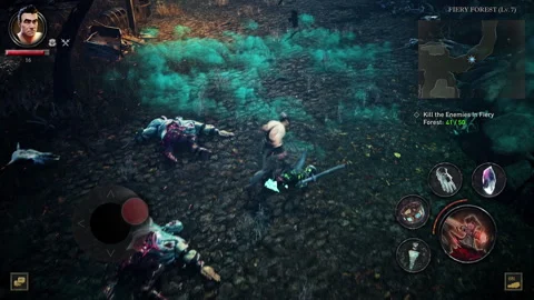 Fighting against ai enemies in the missi... | Stock Video | Pond5