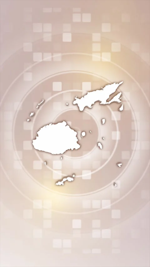 Fiji Animated Map | Stock Video | Pond5