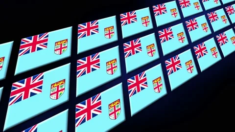 Fiji Flag Animated Background 3d Animati... | Stock Video | Pond5