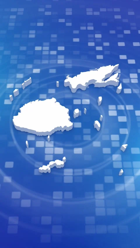 Fiji Map Intro | Stock Video | Pond5