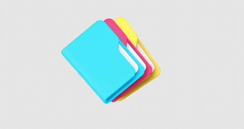 File folder stack with document datum ar... | Stock Video | Pond5