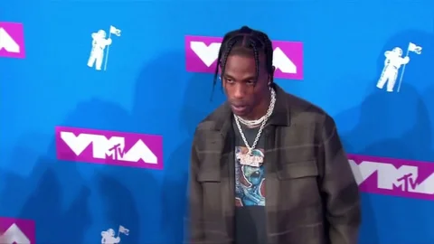 File of rapper Travis Scott, who was per... | Stock Video | Pond5