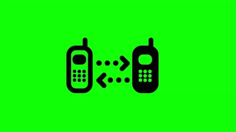 Files transfer between two mobiles with ... | Stock Video | Pond5