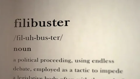 Filibuster Stock Footage ~ Royalty Free Stock Videos | Pond5