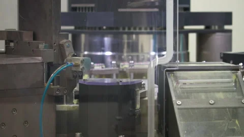 Filling capsules with powder, ejecting t... | Stock Video | Pond5