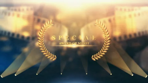 Film Awards. Special Award of Merit. 4K,... | Stock Video | Pond5