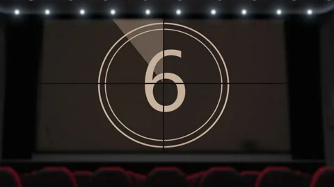 Movie Countdown Screen Stock Video Footage | Royalty Free Movie ...