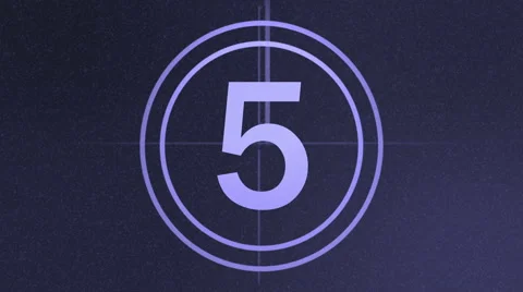 Countdown Leader Stock Footage ~ Royalty Free Stock Videos | Pond5