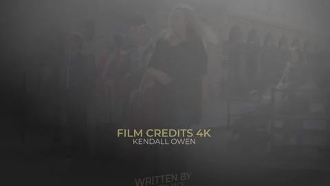 Film Credits for After Effects ~ After Effects #302043522