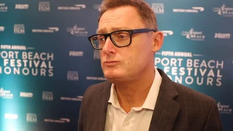 Film director Jon S. Baird attends the a... | Stock Video | Pond5