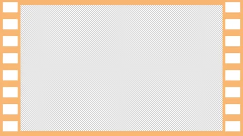 Film frame animated overlay. 1080p - 30... | Stock Video | Pond5