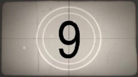 Countdown Film Leader Stock Footage ~ Royalty Free Stock Videos | Pond5