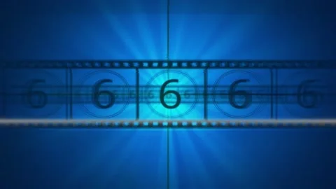 Film leader Old film effect scratches an... | Stock Video | Pond5