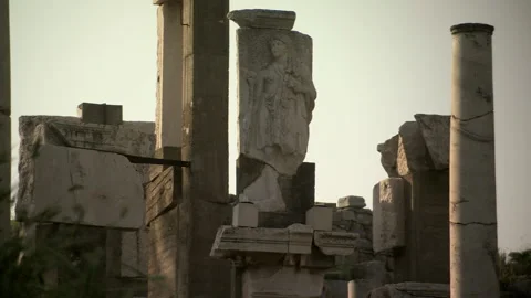 Film montage of ancient ruins of Greek t... | Stock Video | Pond5