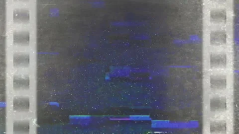 Film negative frame static and glitch ef... | Stock Video | Pond5
