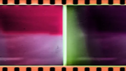 Film reel movement, flickering light, du... | Stock Video | Pond5