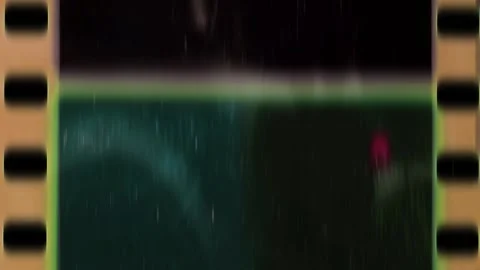 Film reel movement, light flickering, gr... | Stock Video | Pond5