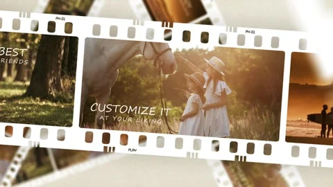 Film Reel Slideshow ~ After Effects Project #296493716