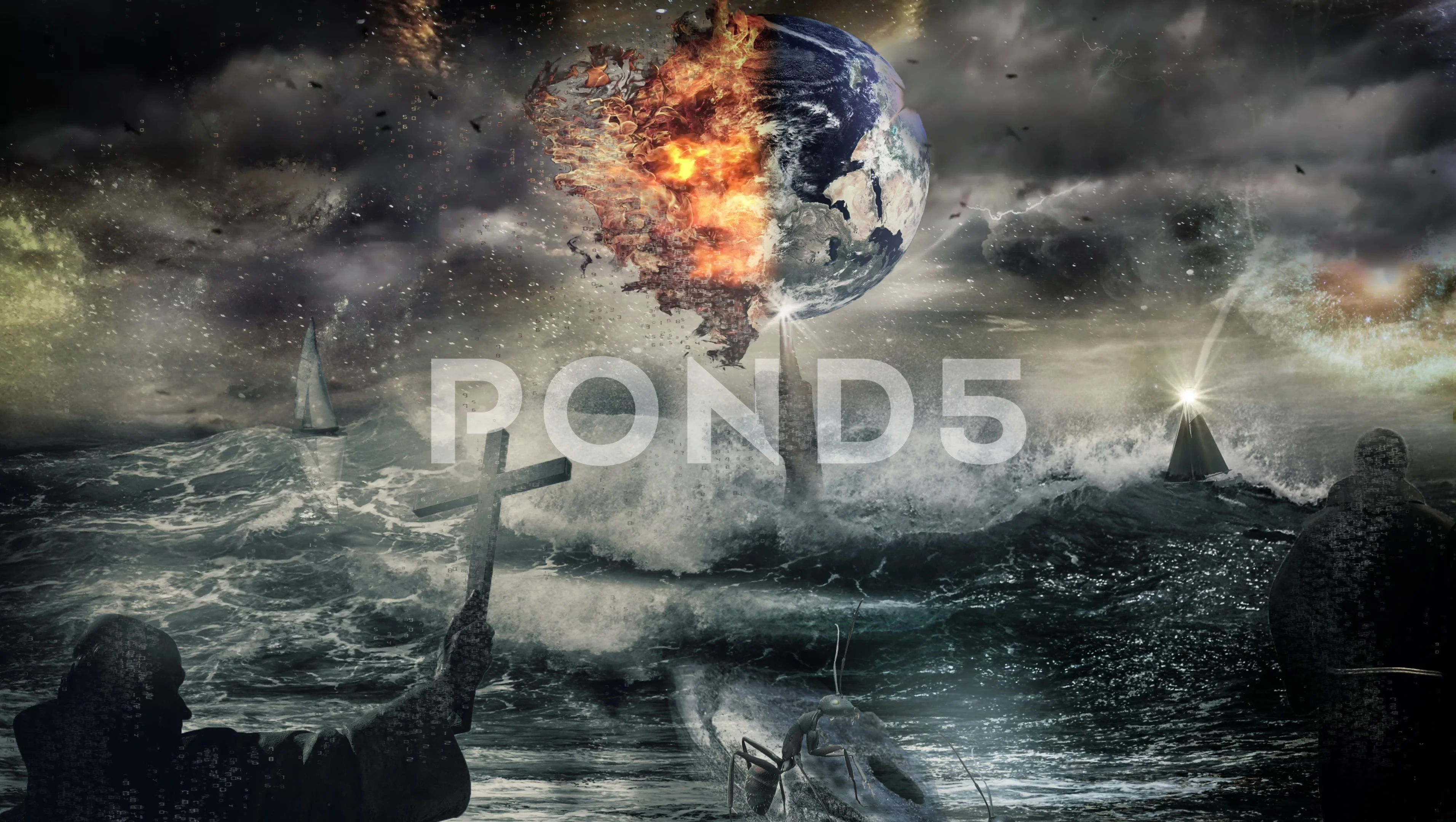 Destroyed Earth Wallpaper