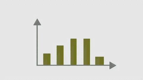 Finance graph icon loop animation with a... | Stock Video | Pond5