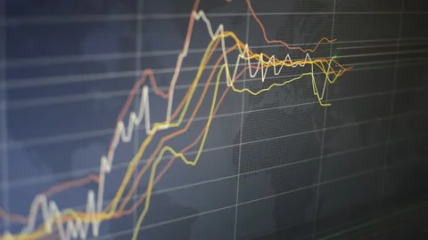 financial trading chart diagram animatio... | Stock Video | Pond5