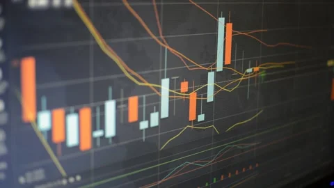 financial trading chart diagram animatio... | Stock Video | Pond5