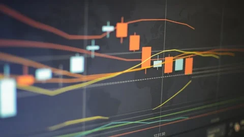 financial trading chart diagram animatio... | Stock Video | Pond5