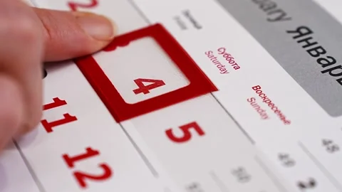 The finger moves the red frame from Thre... | Stock Video | Pond5