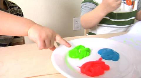 Painting Finger Stock Videos – Royalty-Free HD & 4K Videos