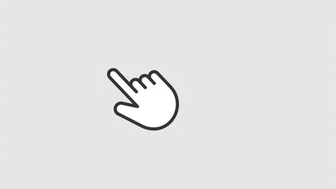 Finger Swipe left animation. | Stock Video | Pond5