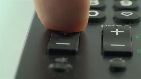 Tv Volume Stock Footage ~ Royalty Free Stock Videos | Pond5