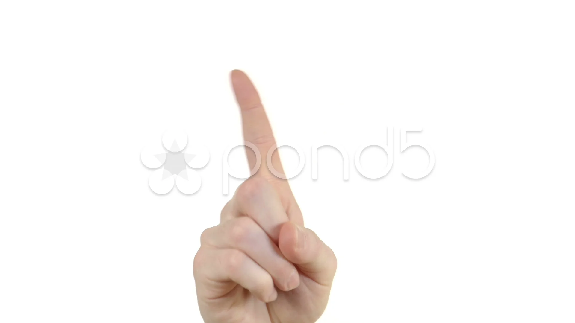 Finger waving no ~ Stock Video Footage #37381600 | Pond5
