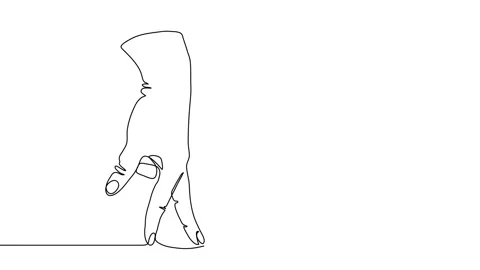 Fingers walking on stairs hand gesture. ... | Stock Video | Pond5