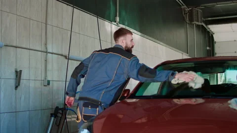 The finishing process of washing an oran... | Stock Video | Pond5