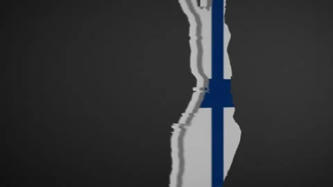 Finland Border Map Intro Animation | Stock Video | Pond5