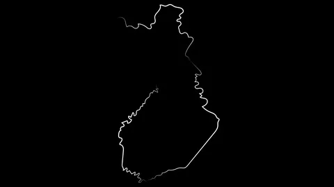 Finland coloring the map and flag. Motio... | Stock Video | Pond5