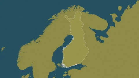 Finland map - drive. Border. Pattern. | Stock Video | Pond5