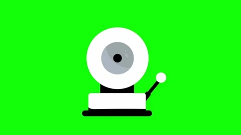 Fire alarm animation on a green chroma k... | Stock Video | Pond5
